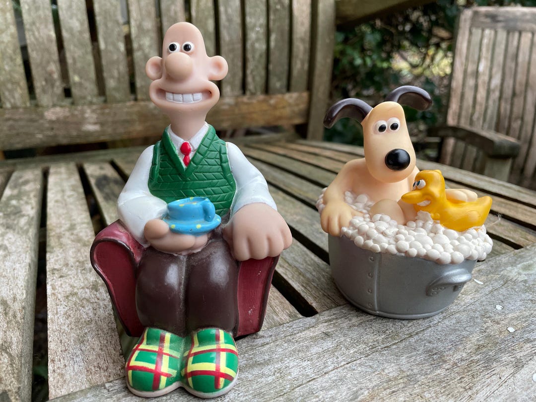 Wallace and Gromit Collectable Vintage Soap Tops Tallest 12cm - Etsy