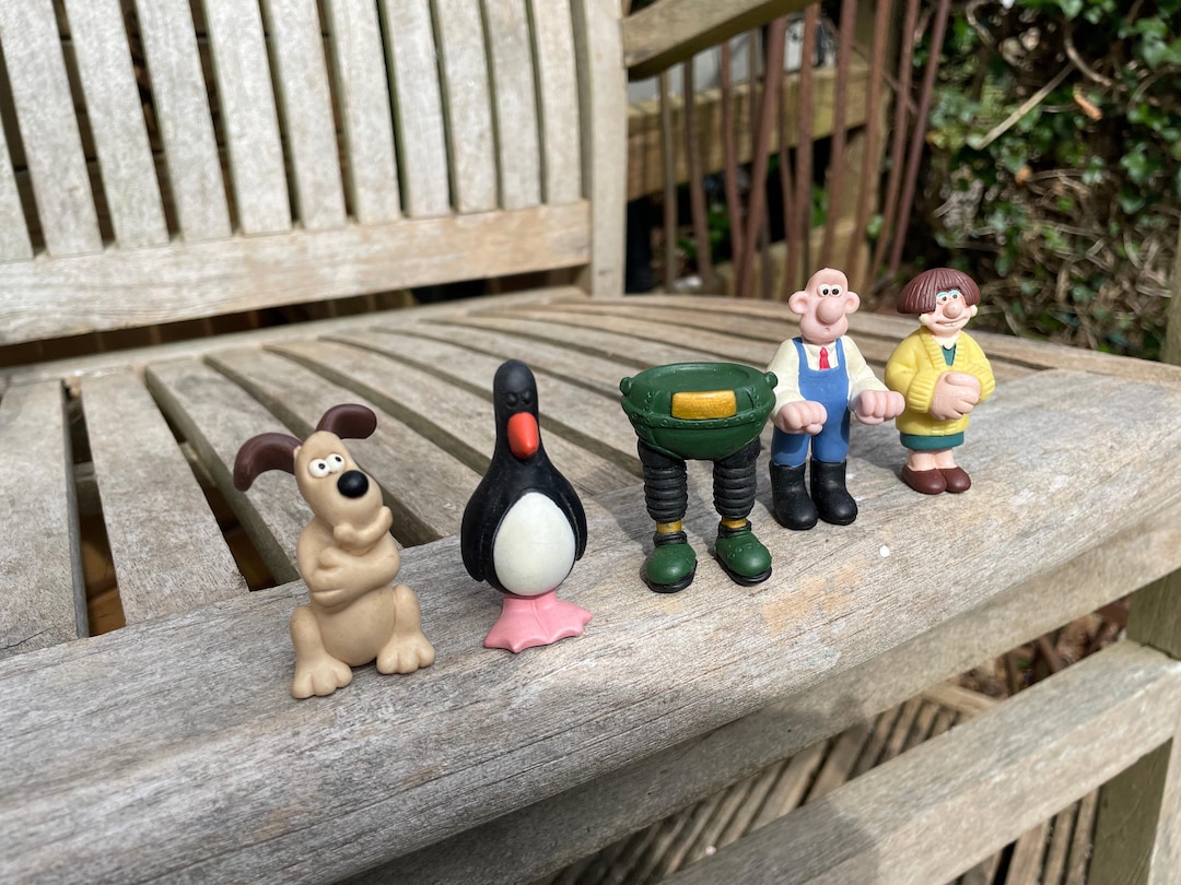 Vintage Wallace and Gromit Figures Wallace, Gromit, Feathers Mcgraw ...