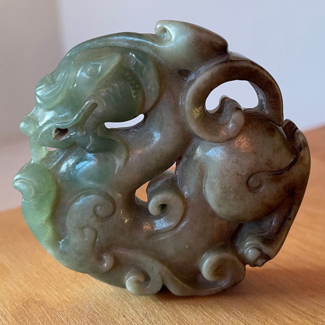 Chinese Russet Jade Bi Disc 5.5cm Across - Etsy