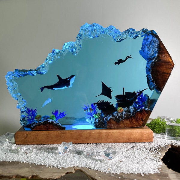 Epoxy Table With Manta Ray - Etsy