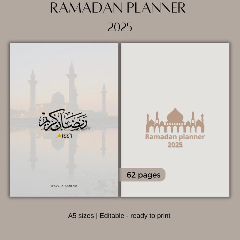 Ramadan Planner - Etsy