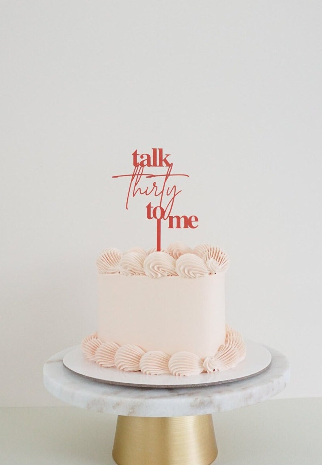 Birthday Cake Topper Thirty - Etsy