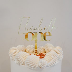 First Birthday Cake Topper Custom - Etsy