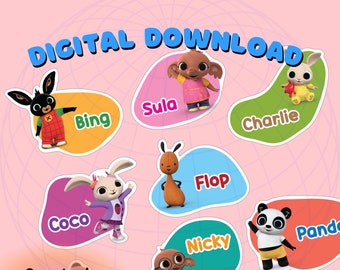 Bing Bunny Stickers - Etsy