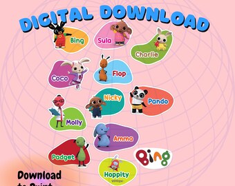 Bing Bunny Printable - Etsy