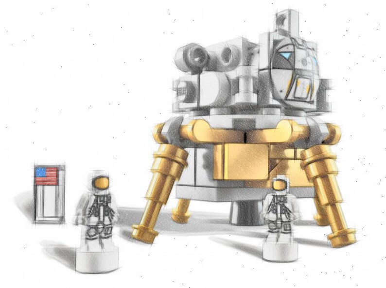 Ideas NASA Apollo Saturn V Building Blocks Set - Etsy
