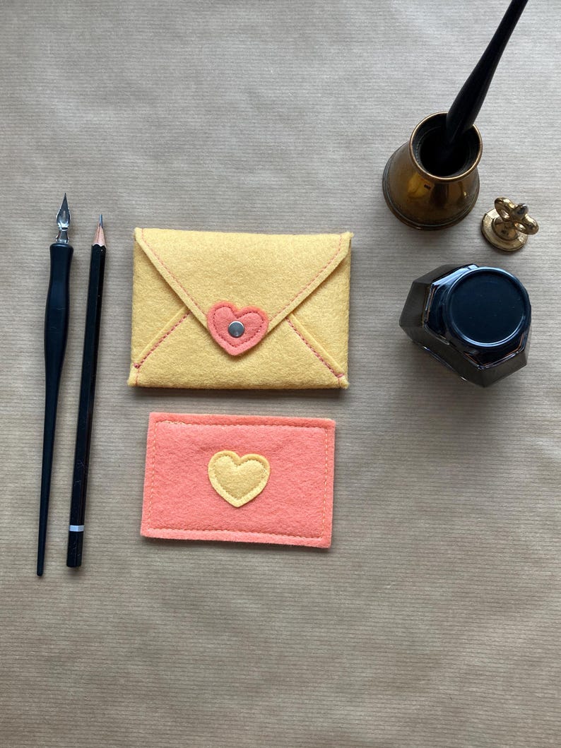 Little Love Letter, Felt Envelope Toy: Wool Envelope and Note Set ...