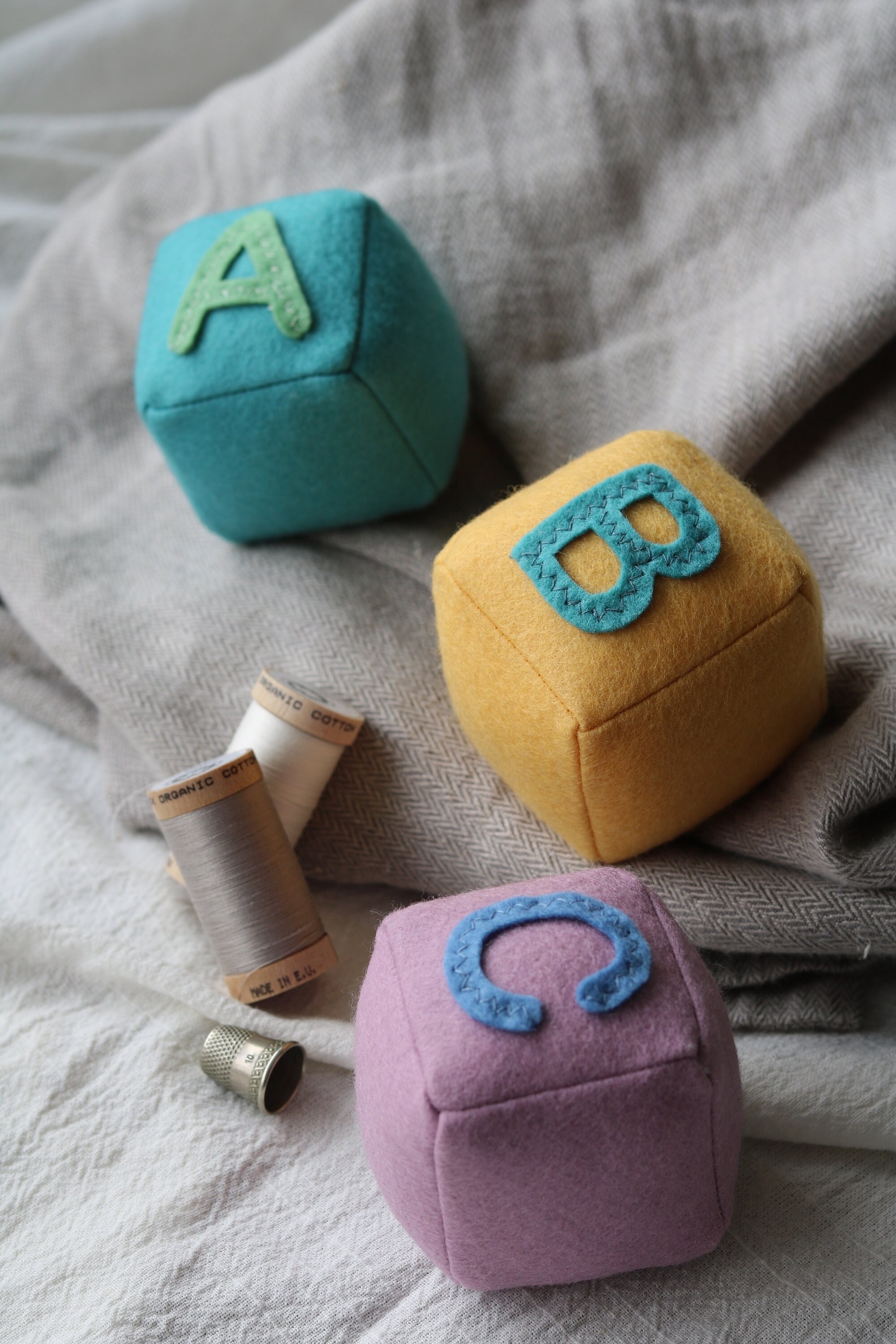 Soft Alphabet Number Blocks | Felt Blocks | Soft Toy for Toddler ...