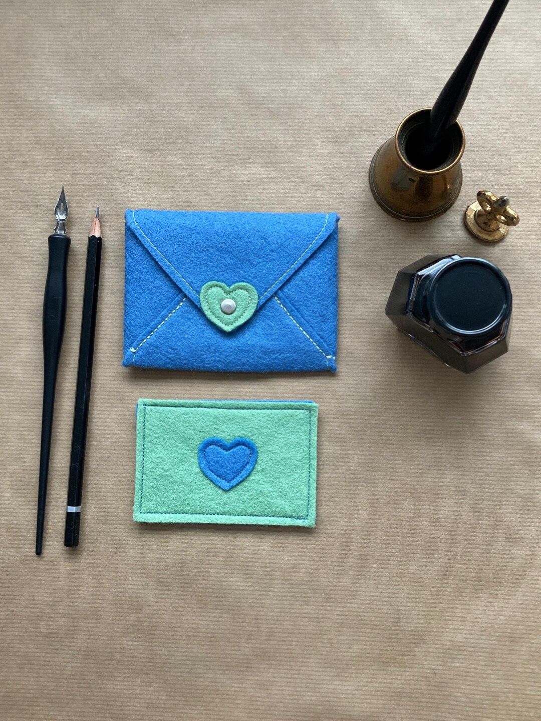 Little Love Letters, Felt Envelope Toy, Pretend Play Stationary, Pastel ...