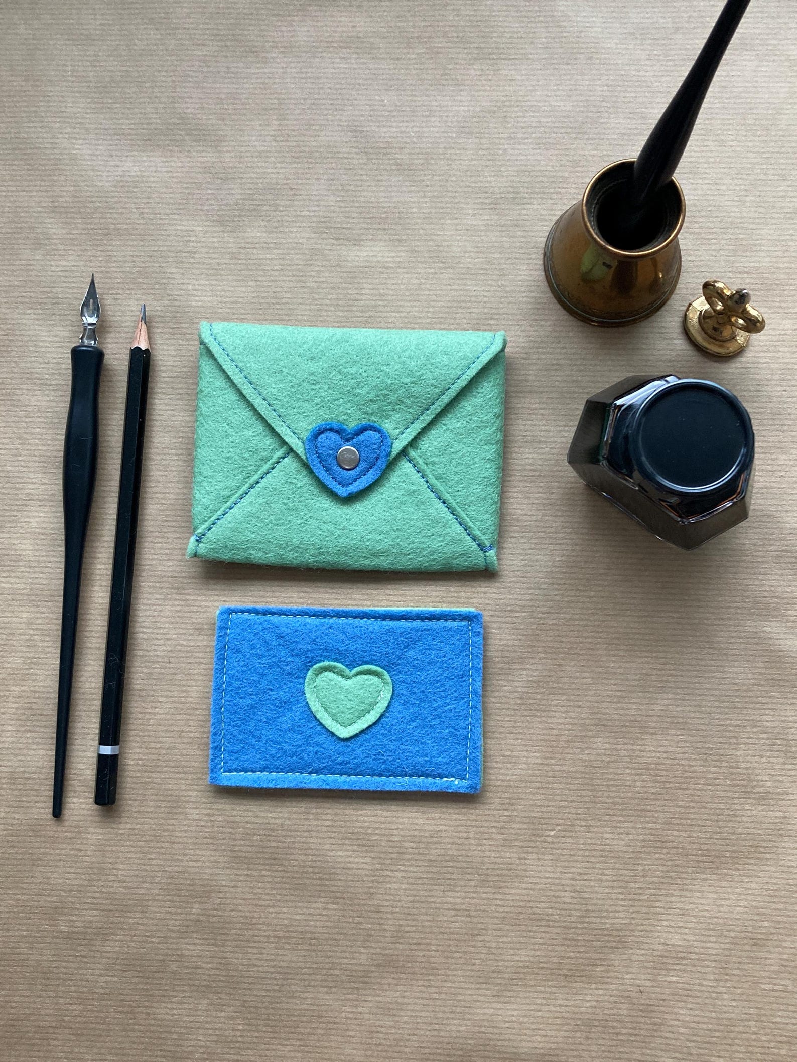 Little Love Letter, Felt Envelope Toy: Wool Envelope and Note Set ...