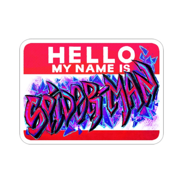Spiderverse Sticker Hobie - Etsy