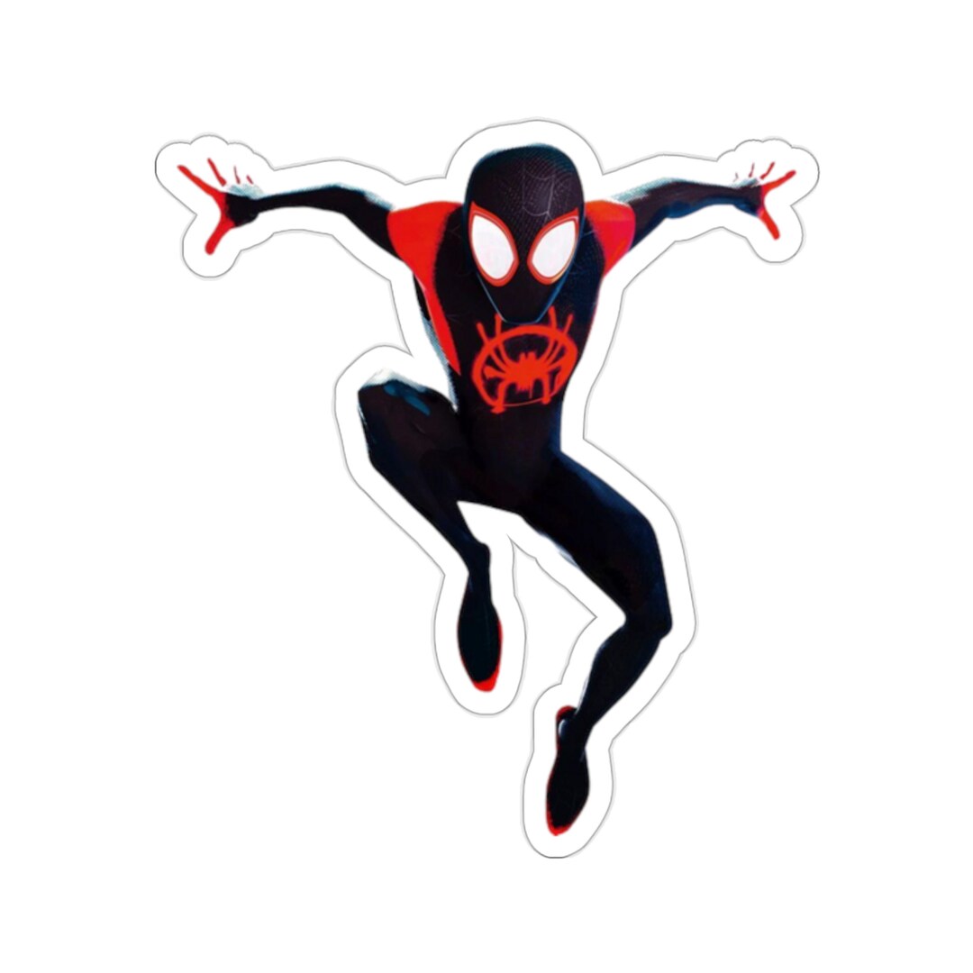 Miles Morales Sticker Spiderman Sticker Across the - Etsy