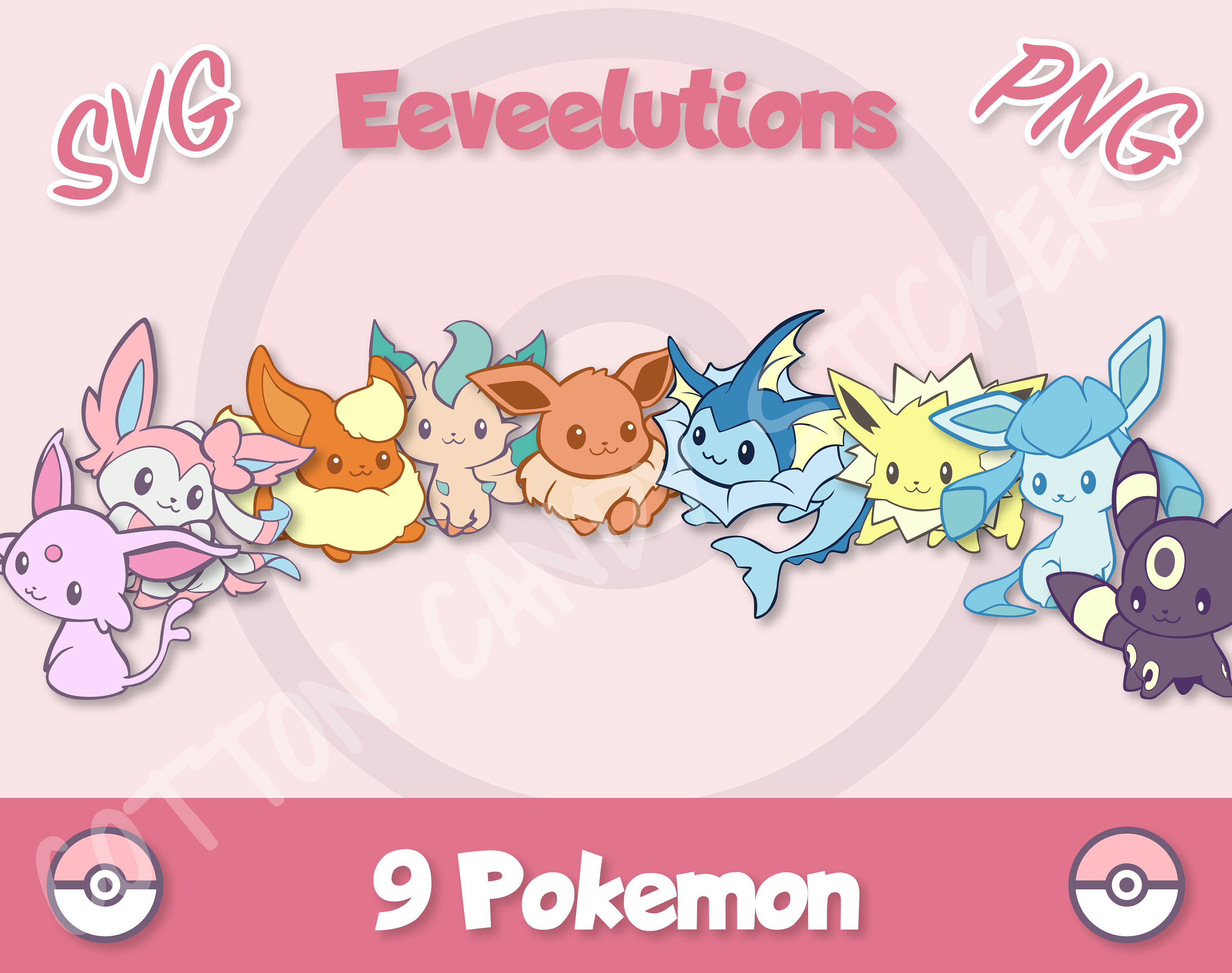 Chibi Eeveelutions
