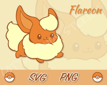 Flareon Svg - Etsy