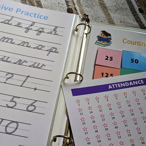 2nd Grade Morning Binder, Homeschool Learning Binder, Math Resources ...