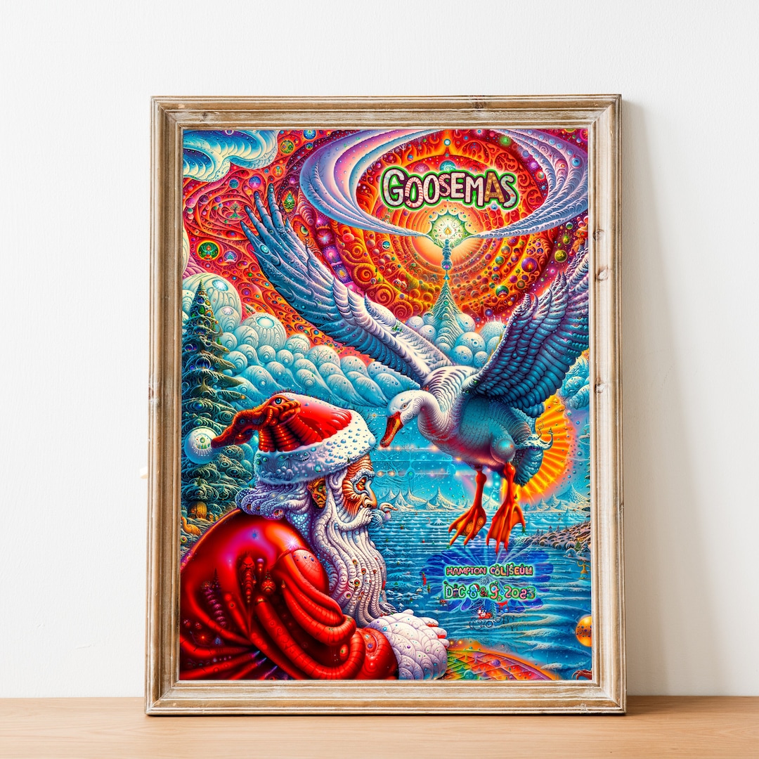 Goose Poster | Goosemas 2023 | Dec. 8-9, 2023 | Hampton Coliseum - Etsy