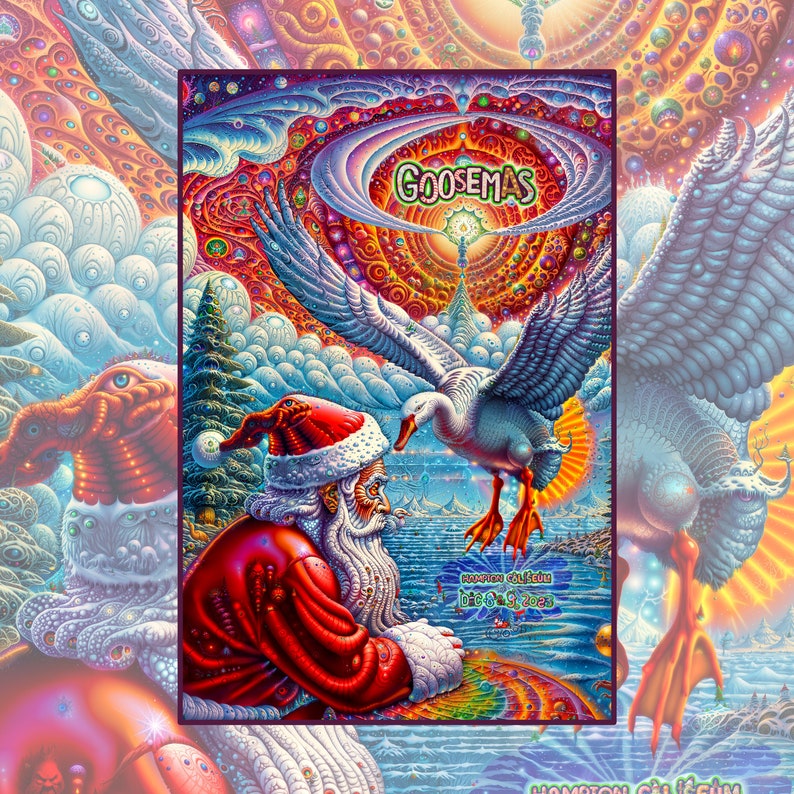 Goose Poster Goosemas 2023 Dec. 8-9, 2023 Hampton Coliseum - Etsy