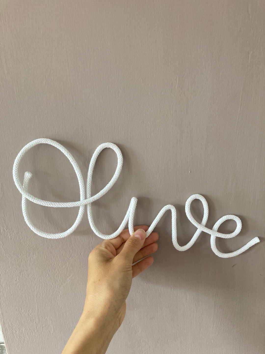 Knitted Wire Words / Names/ Personalised Quotes / Rope Names - Etsy