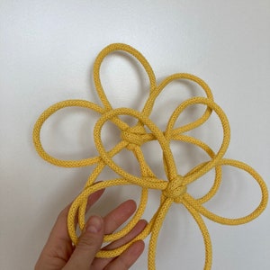 Knitted Wire Rope Flower - Etsy