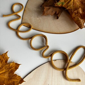 Read Knitted Wire / Rope Wire Sign / Reading Corner / Wall Art / Decor ...