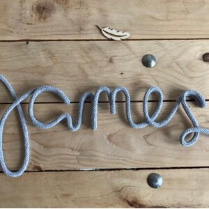 Knitted Wire Words/ Names /quotes / Knit Words / Letters - Etsy