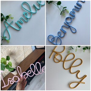Knitted Wire Words/ Names /quotes / Knit Words / Letters - Etsy