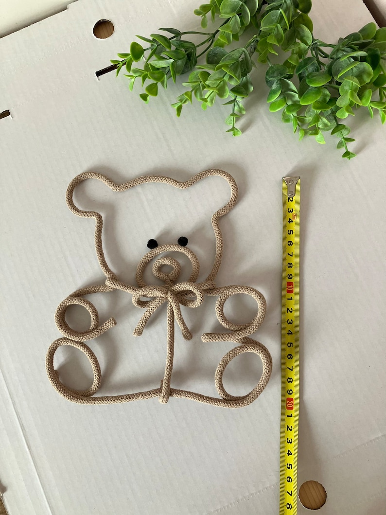 Rope Wire Teddy Bear for Kids Room Nursery Baby or - Etsy