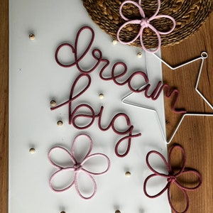 Whimsical Dream Big Wall Sign for Kids' Bedroom Handmade Nursery Art - Etsy