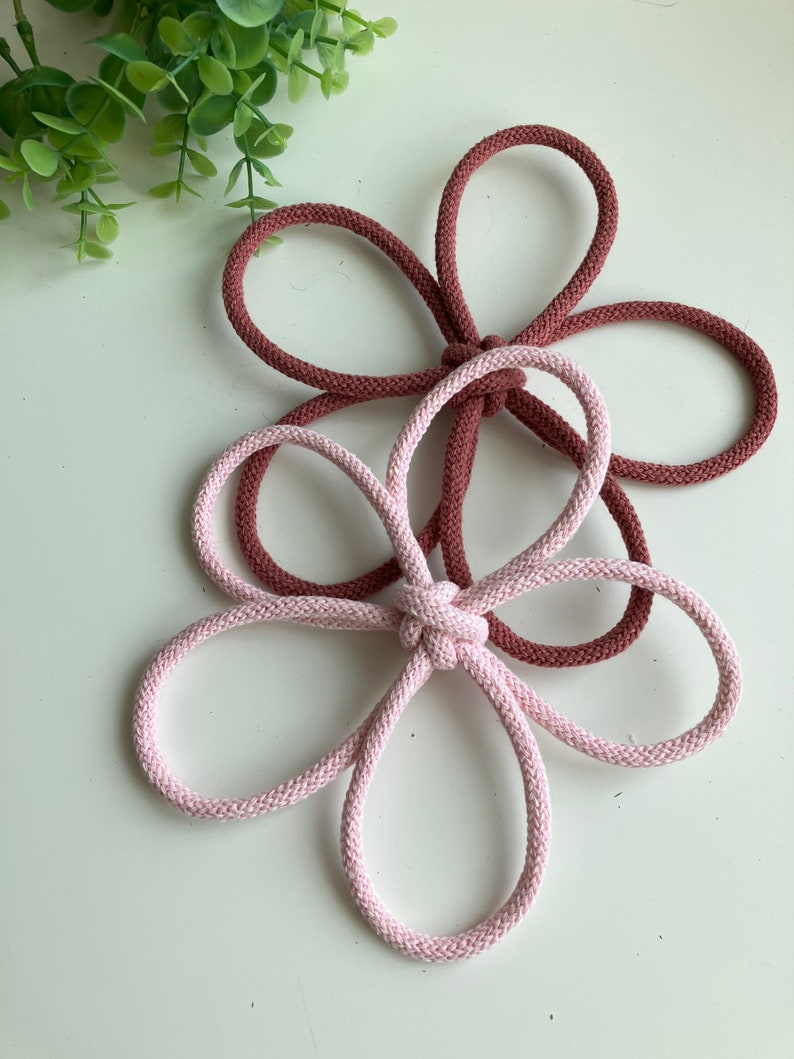 Knitted Wire Rope Flower - Etsy
