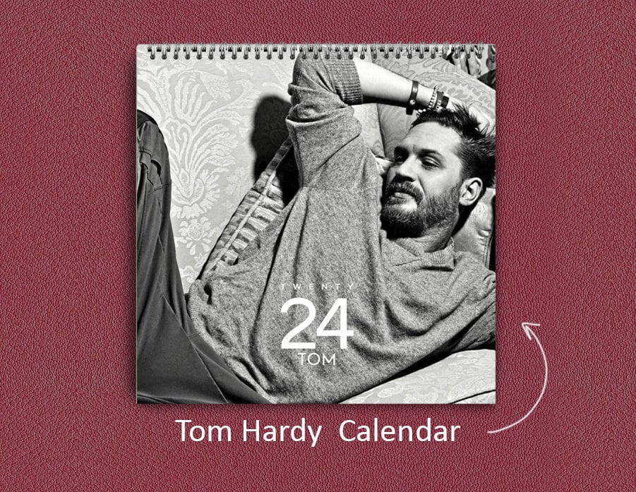 Tom Hardyy Calendar 2024 | Tom Hardyy 2024 Celebrity Wall Calendar ...