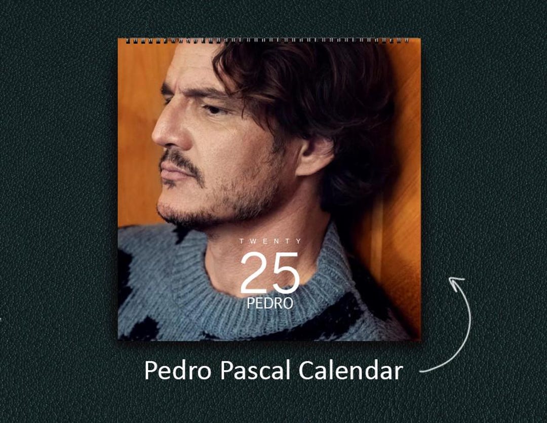 Pedro Pascal 2026 Wall Calendar: Gift for Fan - Etsy