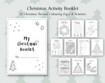Christmas Activity Booklet - Etsy