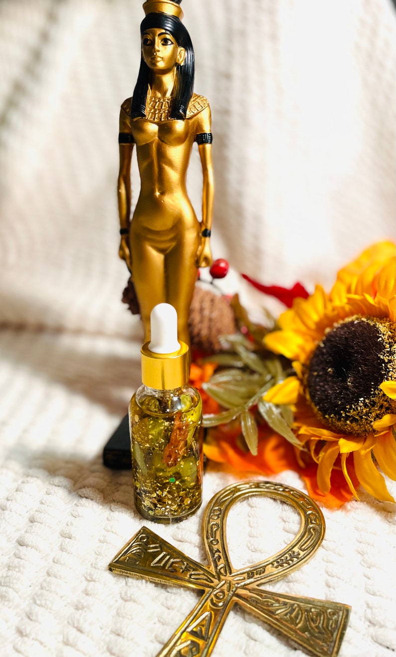 Golden Riches ABUNDANCE Oil Manifestation Oil Powerful Ancient Egyptian Creativity Oil Money Oil ...
