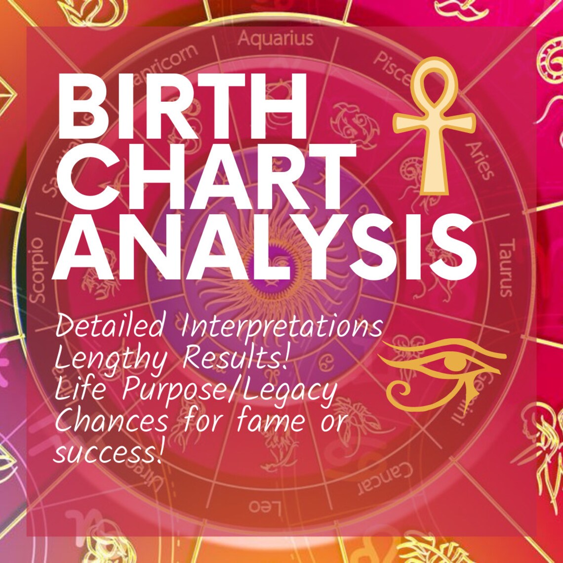 BIRTH CHART ANALYSIS* Discover Your True Spiritual Blueprint! Highly ...