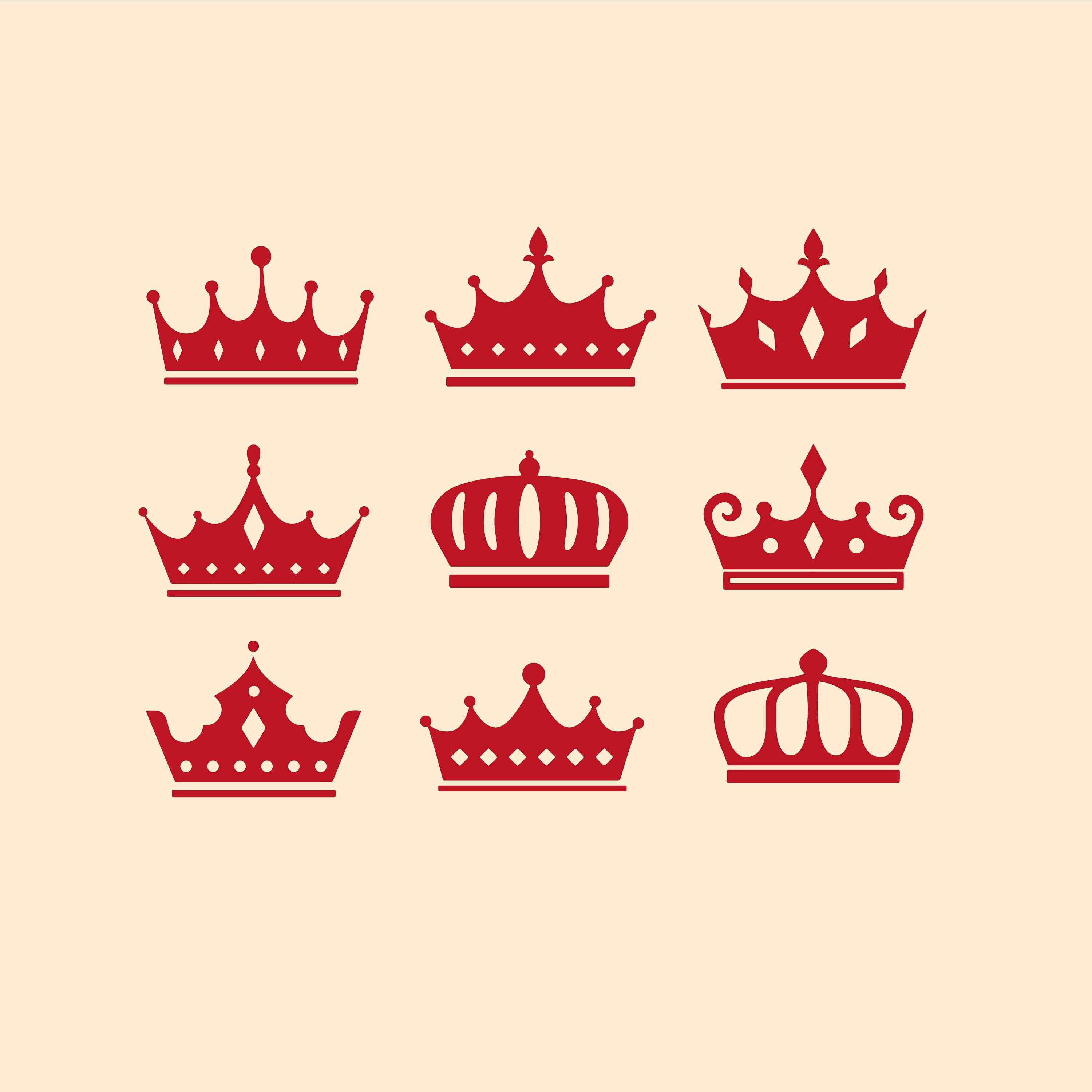 Royal Crown SVG Princess Tiara SVG King Crown Queen Crown - Etsy Singapore