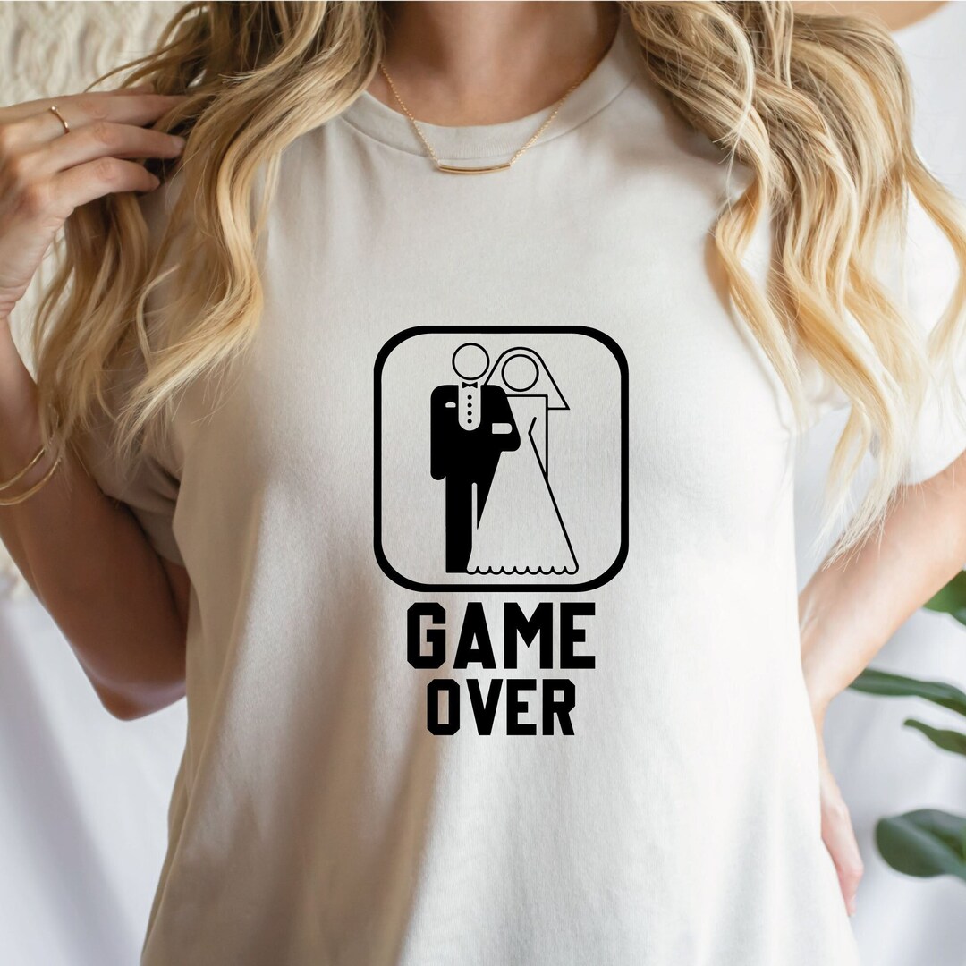 Wedding Game Over Svg Cut Files for Cricut, Silhouette, Funny Wedding ...