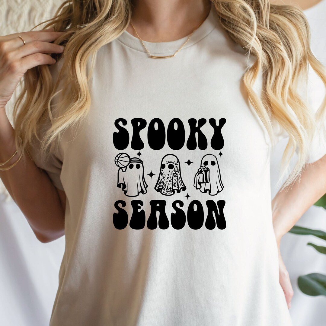 Ghost Vibes Svg, Spooky Season Svg, Halloween Svg, Spooky Season Svg ...
