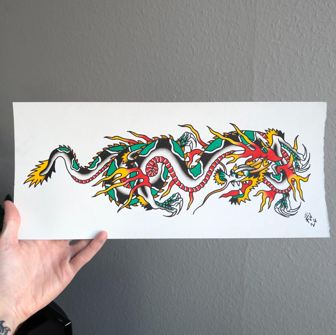 Traditional Dragon • Spaulding & Rogers Dragon Redraw • American ...