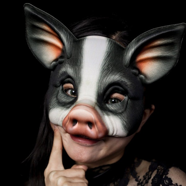 Animal Masquerade Mask Pig - Etsy