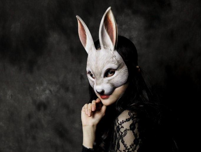 Rabbit Masquerade Mask, Women Mask, Ball Party Mask, Halloween Party ...