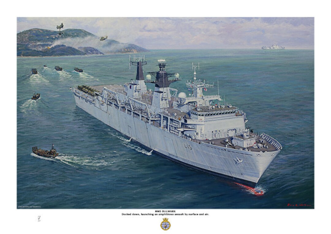 HMS Bulwark - Etsy