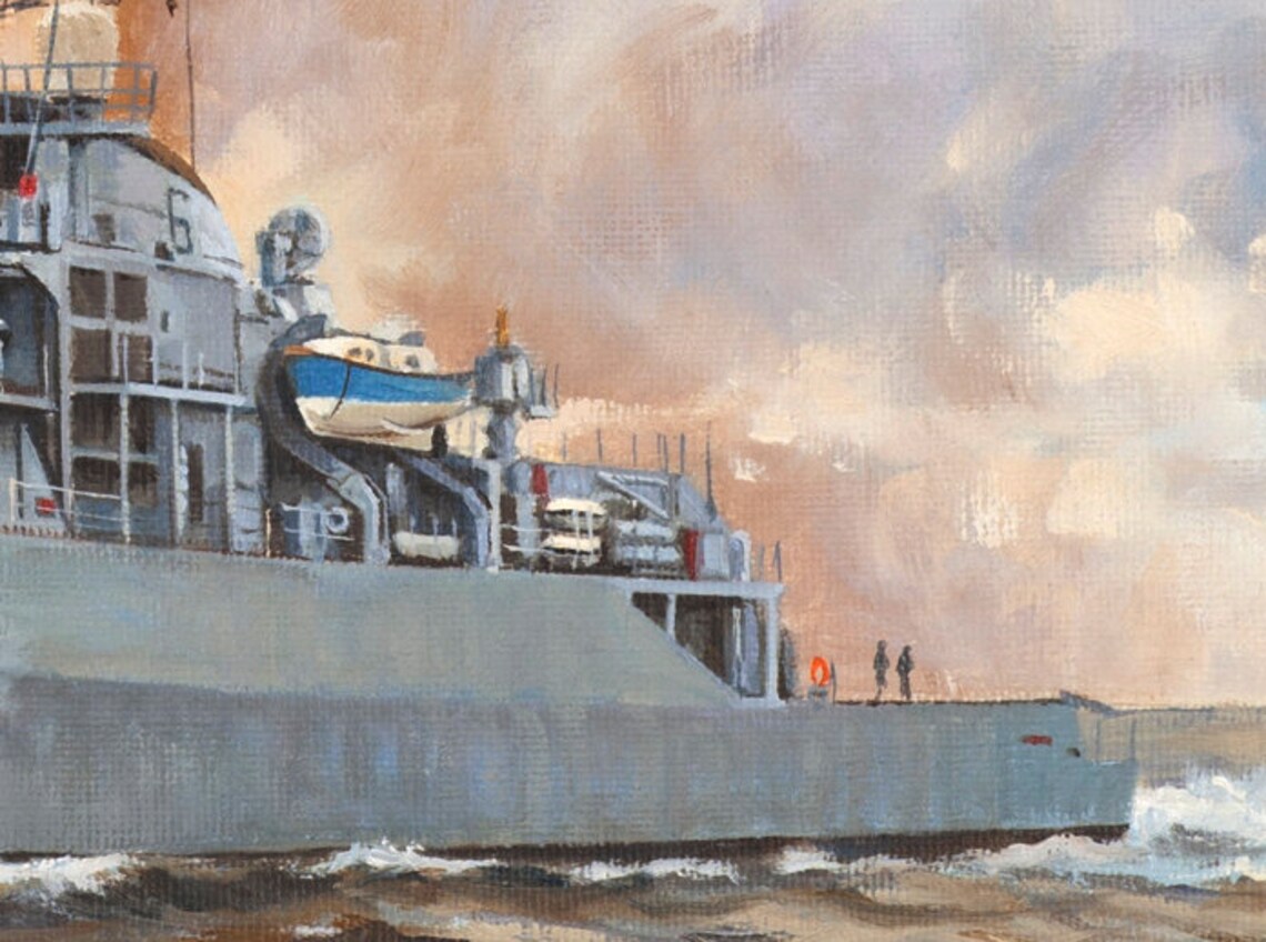 HMS Ardent Print: Type 21 Frigate, Signed Limited Edition - Etsy