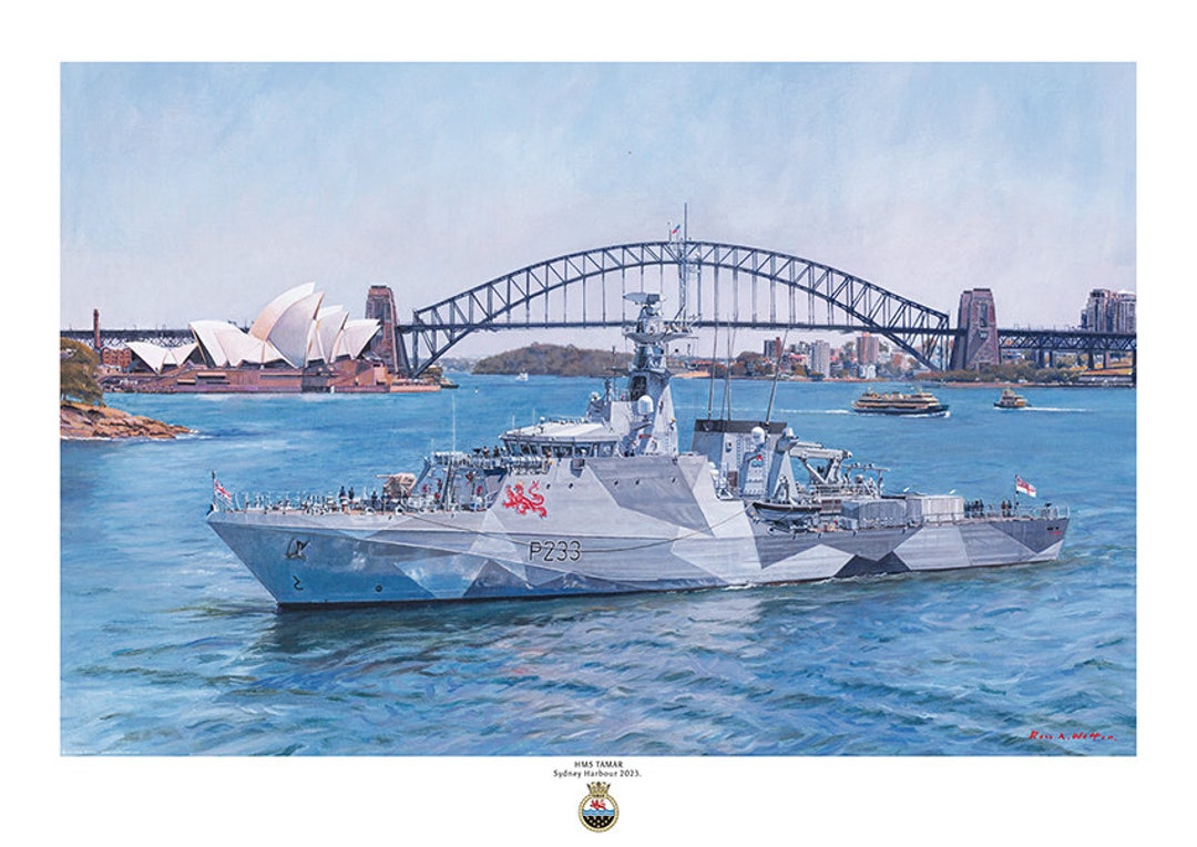 HMS Tamar Sydney Harbour 2023 - Etsy