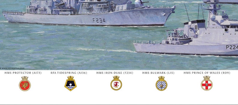 Royal Navy and Royal Fleet Auxiliary Ships 2024 - Etsy