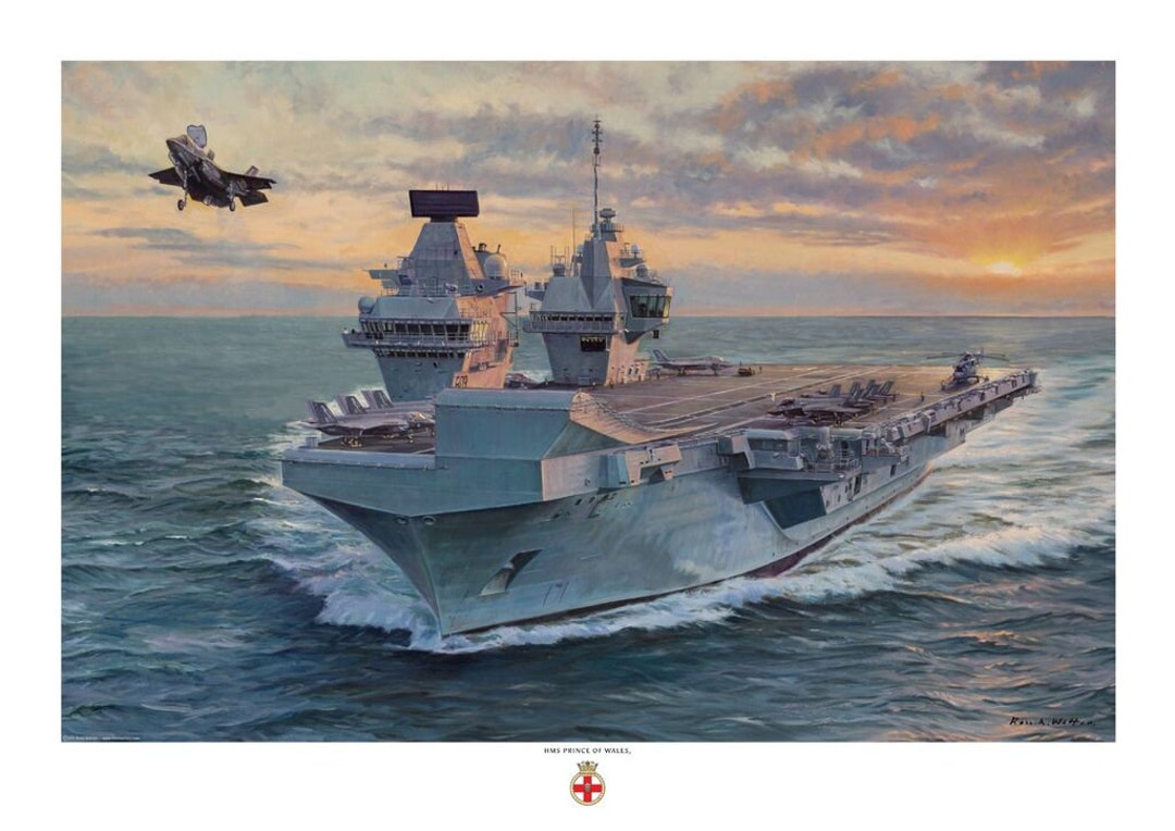 HMS Prince of Wales - Etsy