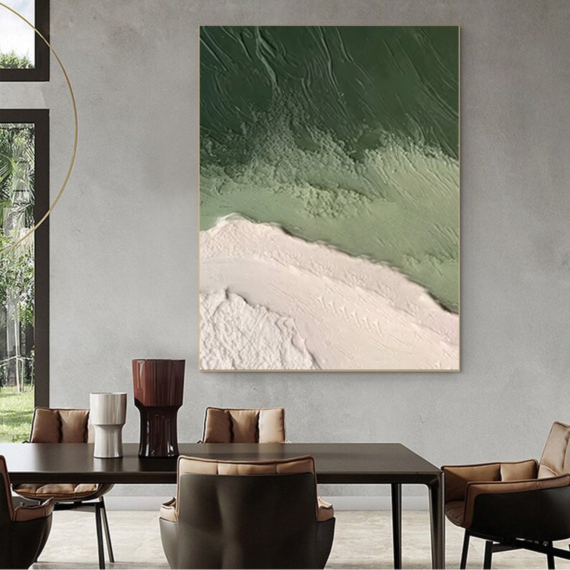 Green Wabi Sabi Wall Art Texture Wall Art Wabi-sabi Wall Art - Etsy