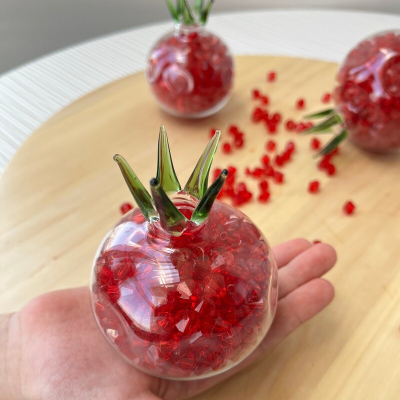 Glass Pomegranate - Etsy