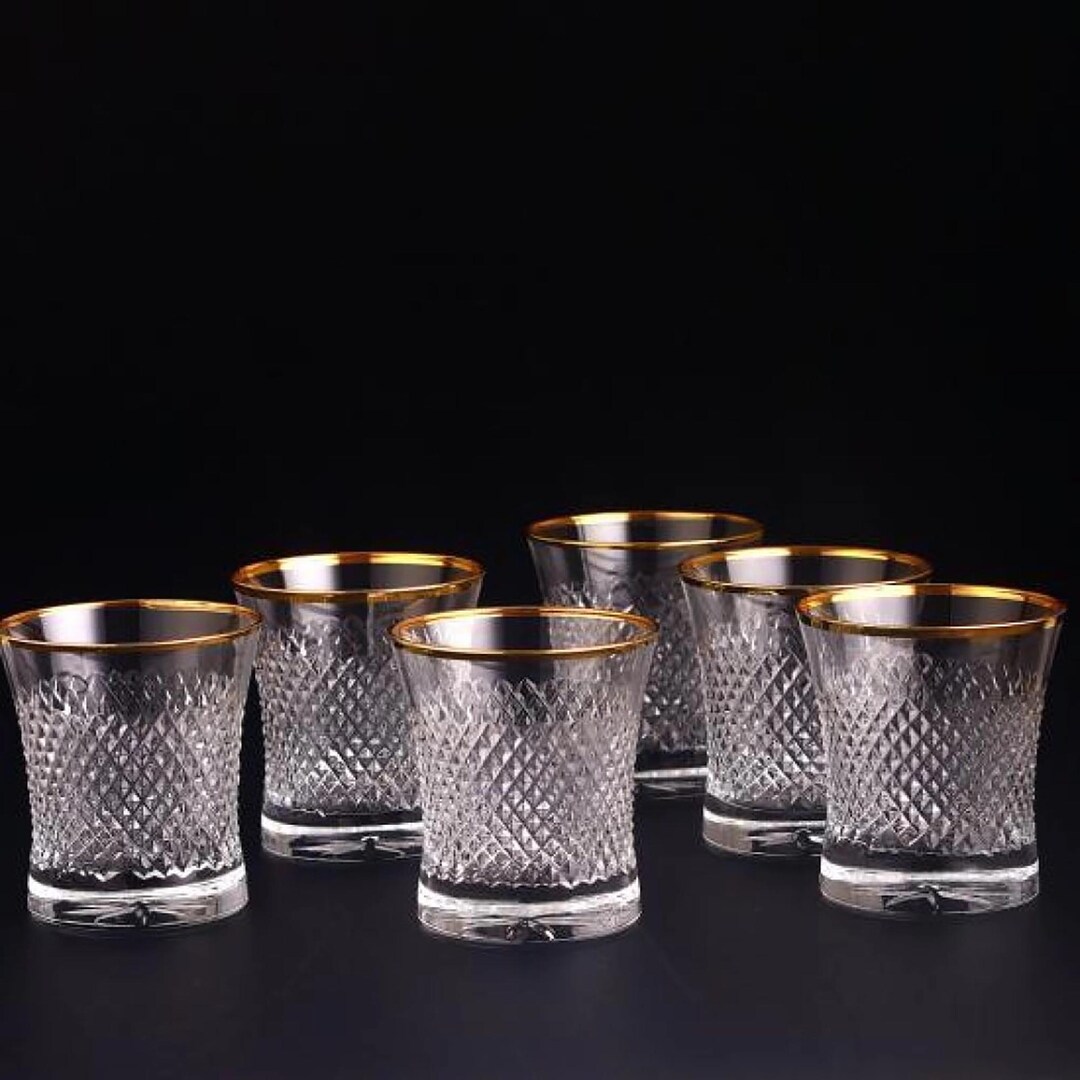 Handcrafted Etched Whiskey Glasses Set Gift for Whiskey Lover ...