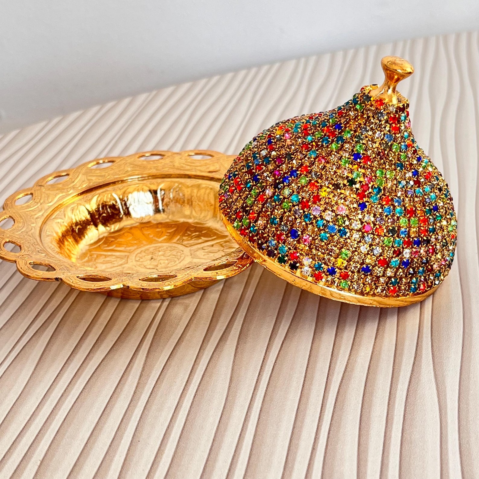 Luxury Crystal Embellished Turkish Coffee Set Gift for Wedding – 27 ...