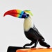 Hand-blown Glass Toucan Figurine: Murano Style Bird Art - Etsy